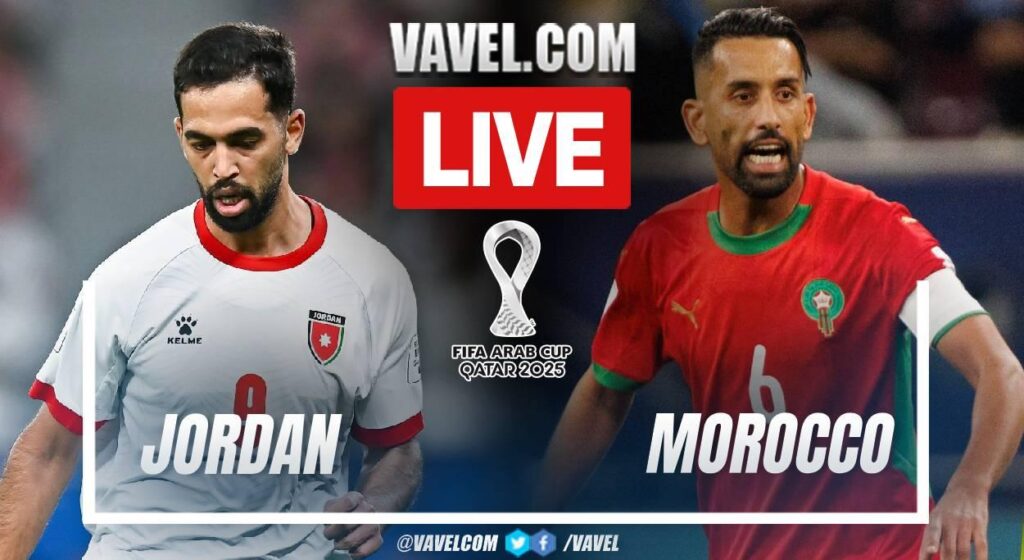 نتيجة مباراة الأردن والمغرب | نهائي كأس العرب 2025 | كورة داي